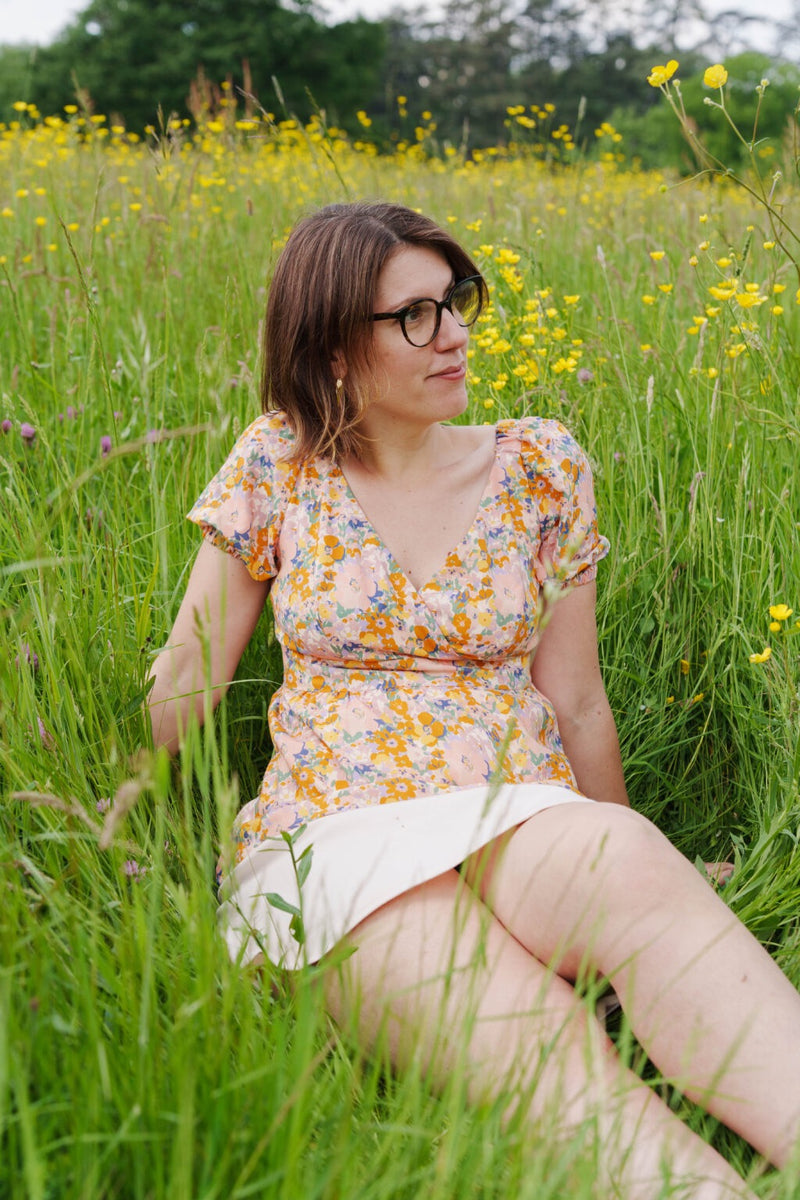 Lise Tailor - Gold Rush Viscose Fabric – Lamazi Fabrics