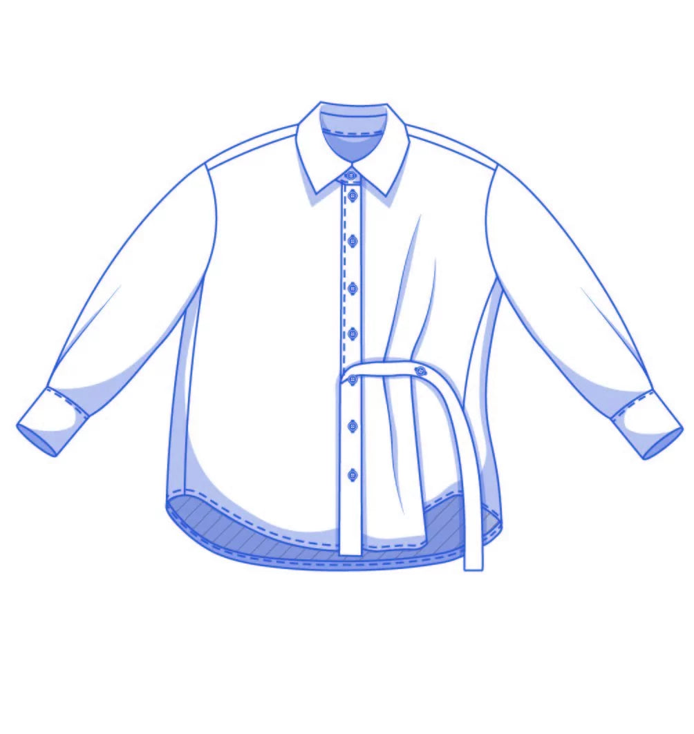 Fibre Mood - LIBBIE & LOGAN & LYDIA & LENA & LEE Shirt Sewing Pattern ...