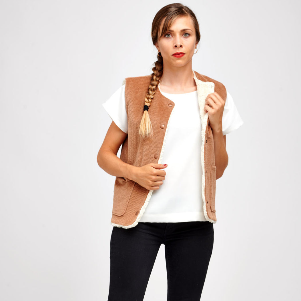 I AM - Hathor Vest/Gilet Sewing Pattern – Lamazi Fabrics