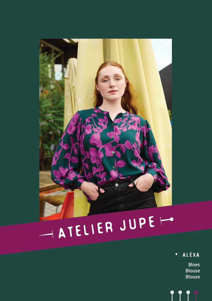 Atelier Jupe - Alexa Blouse Sewing Pattern – Lamazi Fabrics