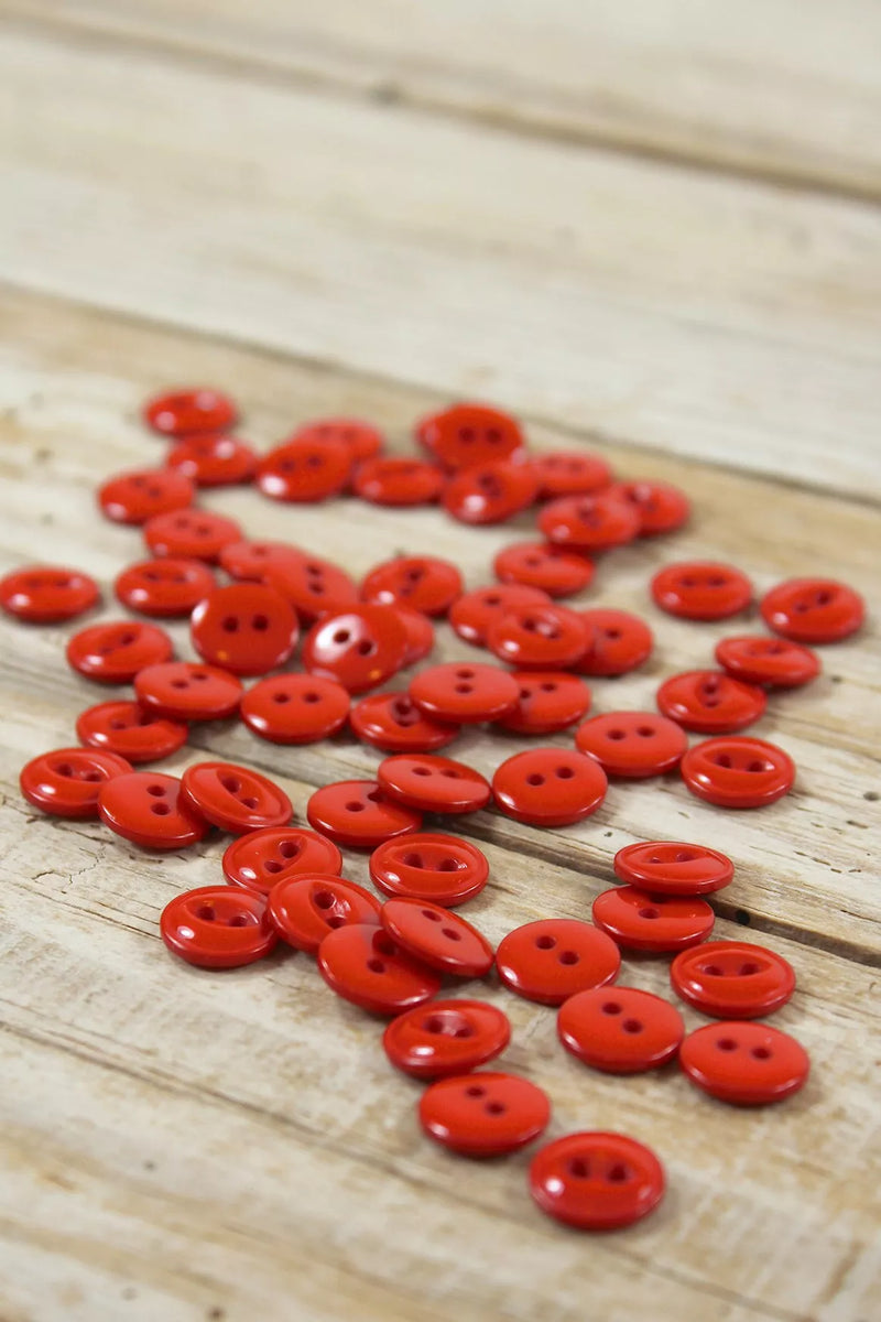 Églantine & Zoé - Essential Button in Vermilion 10mm – Lamazi Fabrics