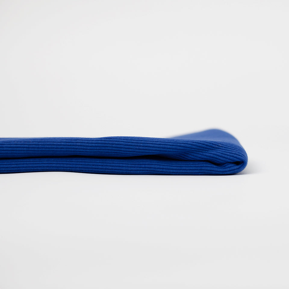 See You At Six - Surf The Web Blue Ribbing Heavy & Wide – Lamazi Fabrics