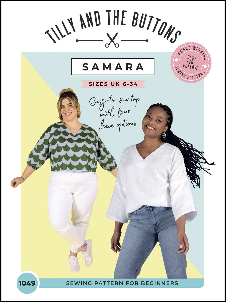 Tilly and the Buttons - Samara Top Sewing Paper Pattern (6-34) – Lamazi ...