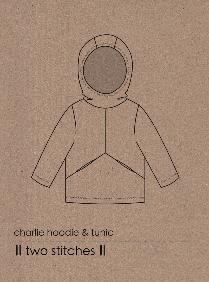 Two Stitches - Charlie Hoodie and Tunic Sewing Pattern 6 months - 9 ye ...