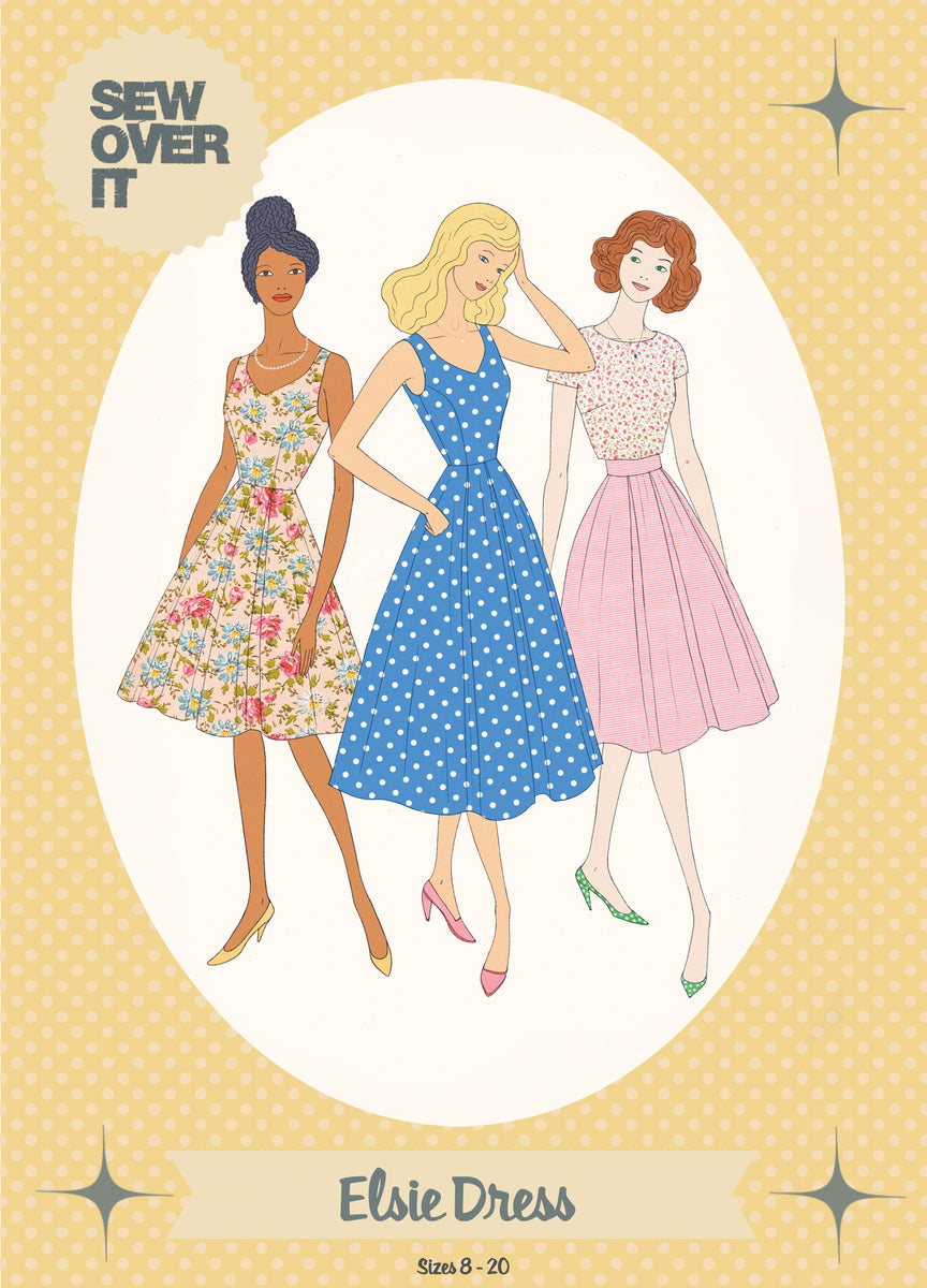 Sew Over It - Elsie Dress Sewing Pattern – Lamazi Fabrics