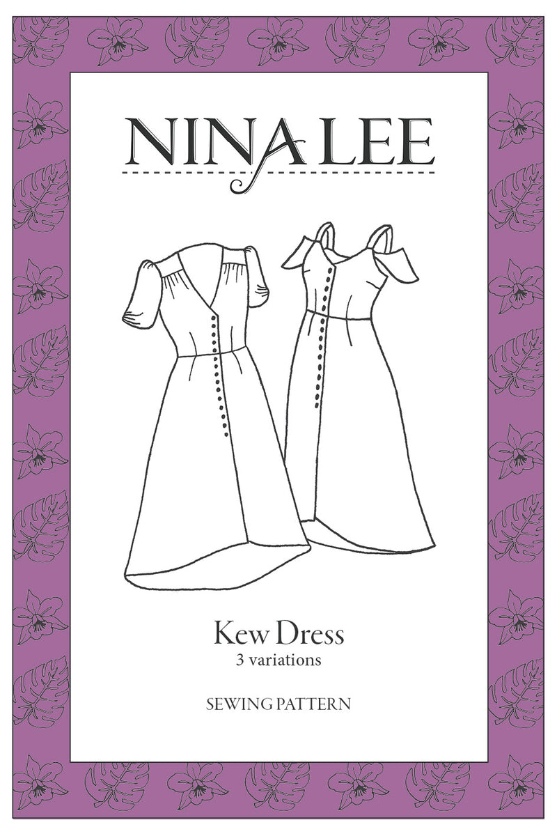 NINA LEE Kew Dress Sewing Pattern – Lamazi Fabrics
