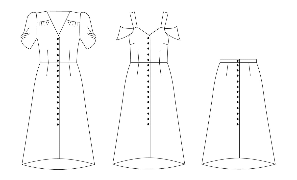NINA LEE Kew Dress Sewing Pattern – Lamazi Fabrics