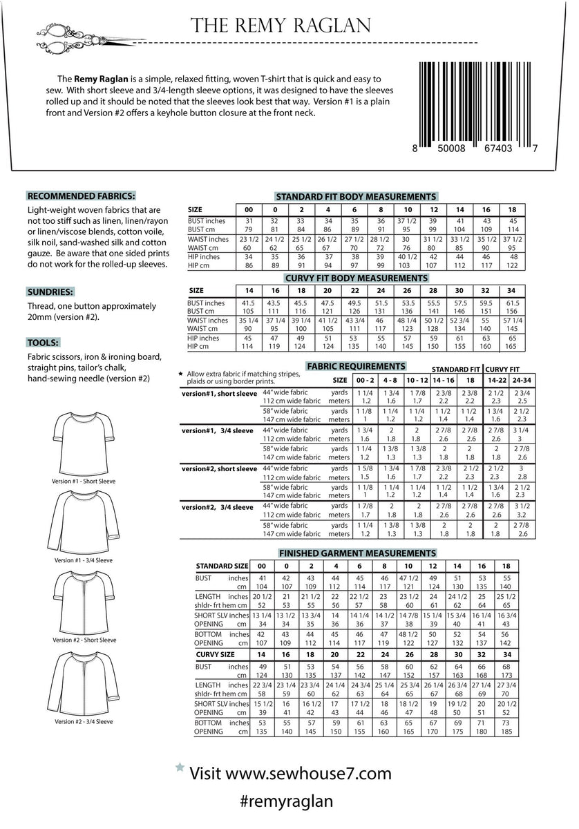 Sew Spring / Summer Wardrobe - Make your own Top or Dress from Woven F ...
